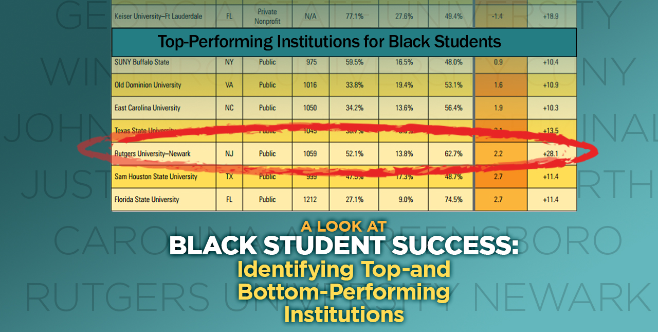 A Look at Black Student Success | Rutgers University-Newark