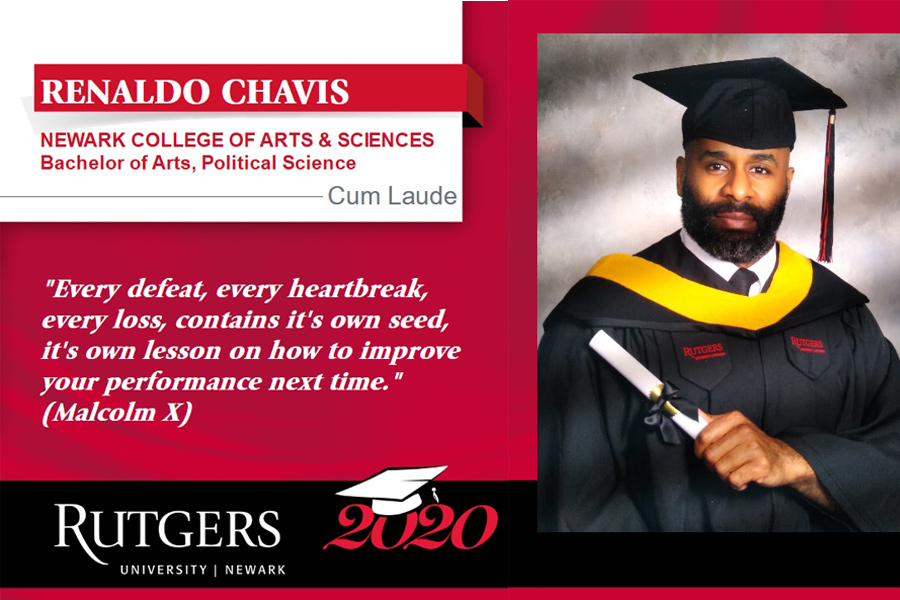 Renaldo Chavis: Using Education to Transform and Empower | Rutgers ...