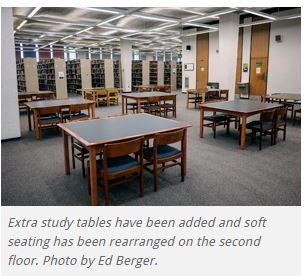 Reconfigured Spaces at Dana Library Aimed at Improving Student ...
